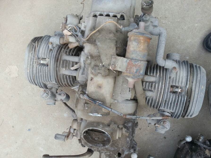 CJ750 40HP OHV water-cooled engine