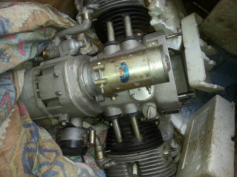 CJ750 40HP OHV water-cooled engine